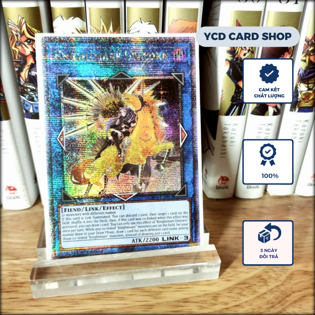 [YCDcardgame] Thẻ bài Yugioh Chính Hãng Knightmare Unicorn - 25th ...