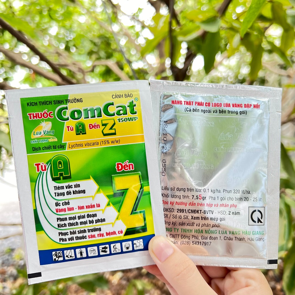 Chế phẩm ComCat 150WP (Gói 7.5g) Phục hồi, giải độc, kích rễ, tăng sức ...
