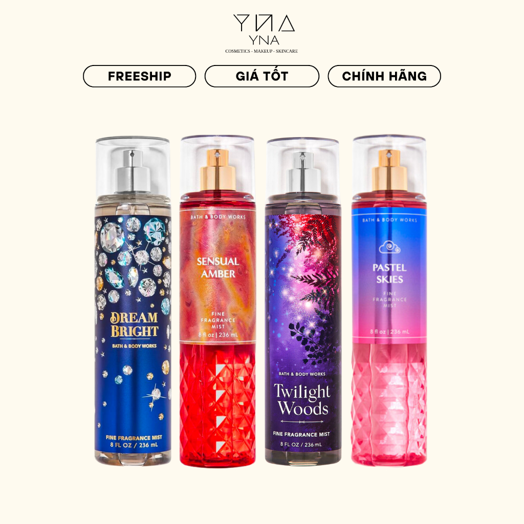 [Mùi mới] Body Mist nữ Bath & Body Works 236ml (link 2) | Shopee Việt Nam