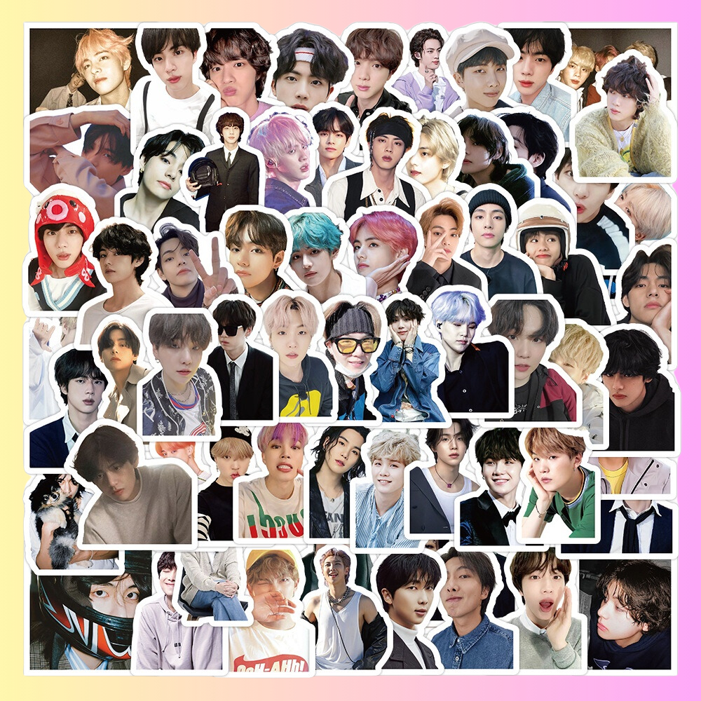 43 - Set 50 Sticker KPOP BTS | Shopee Việt Nam