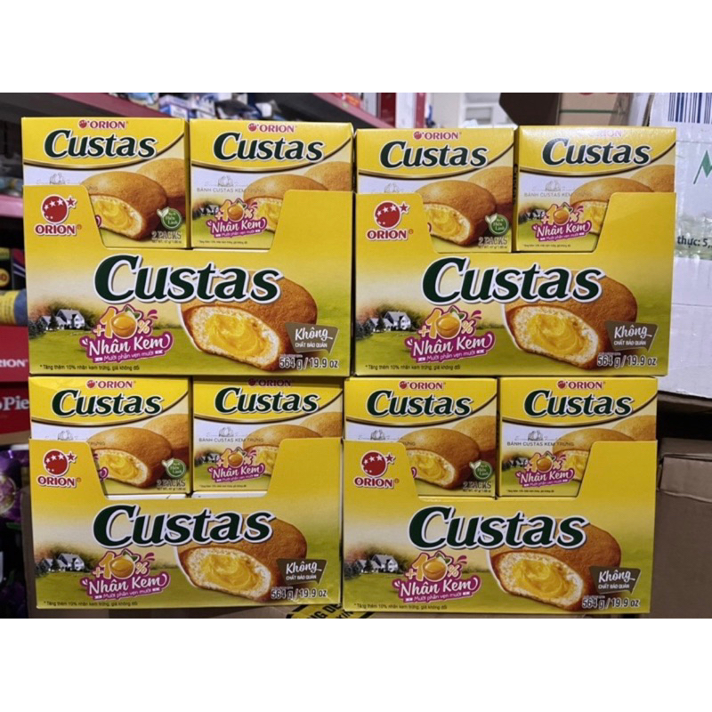 Date xa - Lốc 12 hộp bánh Custas lễ thích hợp làm tháp | Shopee Việt Nam