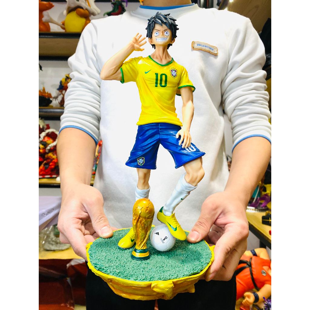 Mô hình OnePiece - Luffy Zoro Sanji ACE cầu thủ bóng đá | Shopee Việt Nam