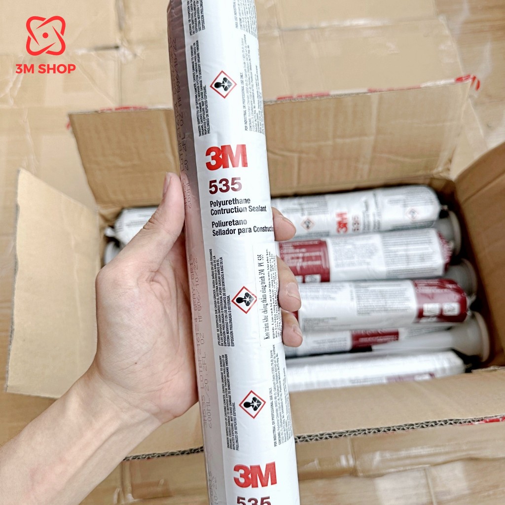 Keo silicon 3M PU Sealant dùng trám và trét gỗ và bê tông 535 sx 2022 ...