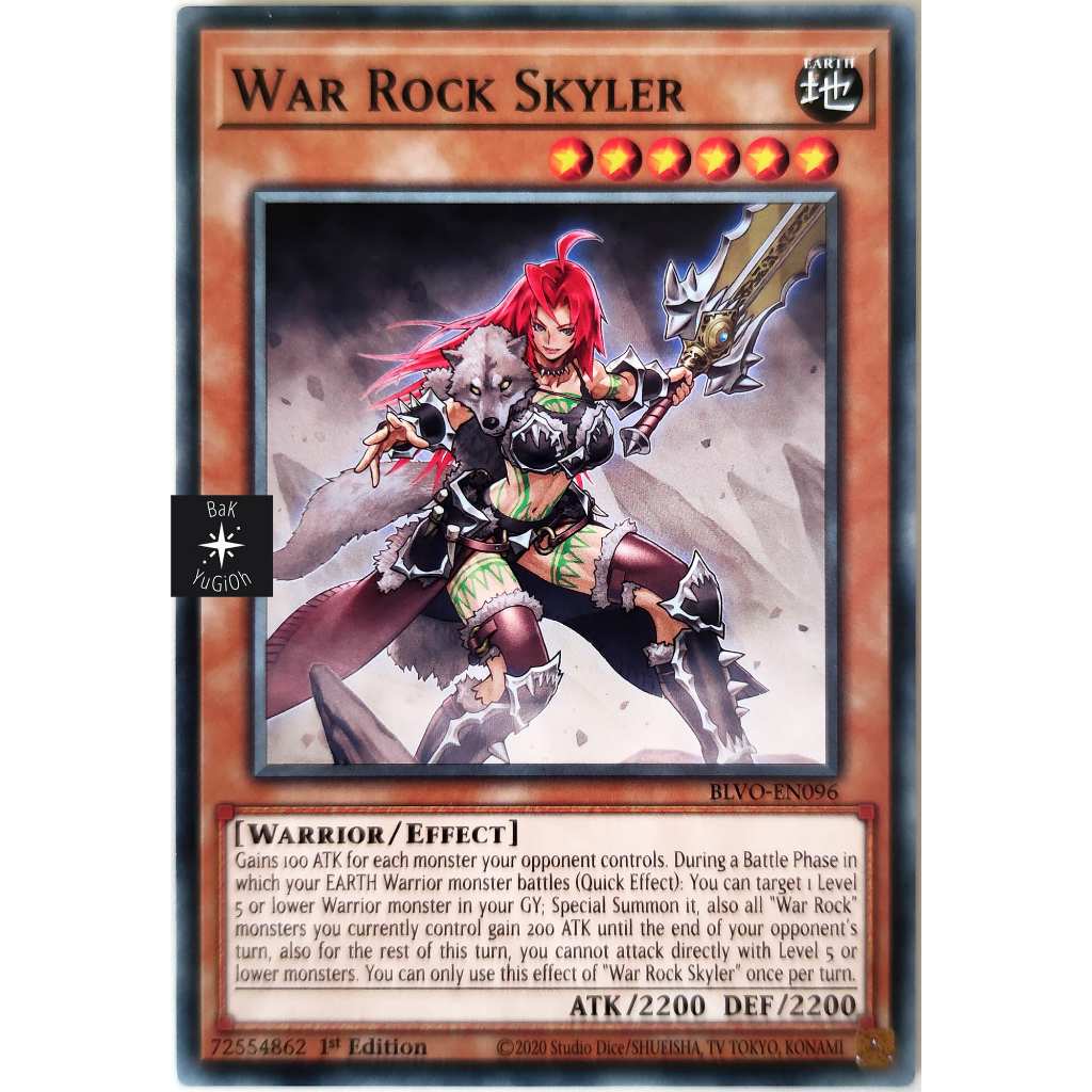 [BaK Yu-Gi-Oh!] [Thẻ Bài Chính Hãng] War Rock Skyler |EN| Common | Shopee Việt Nam
