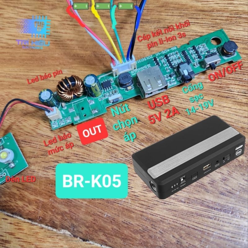 Mạch sạc dự phòng laptop đa năng BR-K05 | Shopee Việt Nam