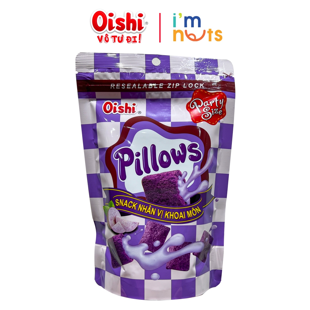 Snack nhân kem Pillows Oishi đủ vị gói lớn 80g | Shopee Việt Nam