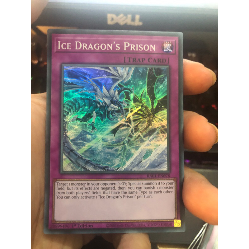 Thẻ bài Yugioh Ice Dragon's Prison - RA01-EN078- Super Rare | Shopee Việt Nam