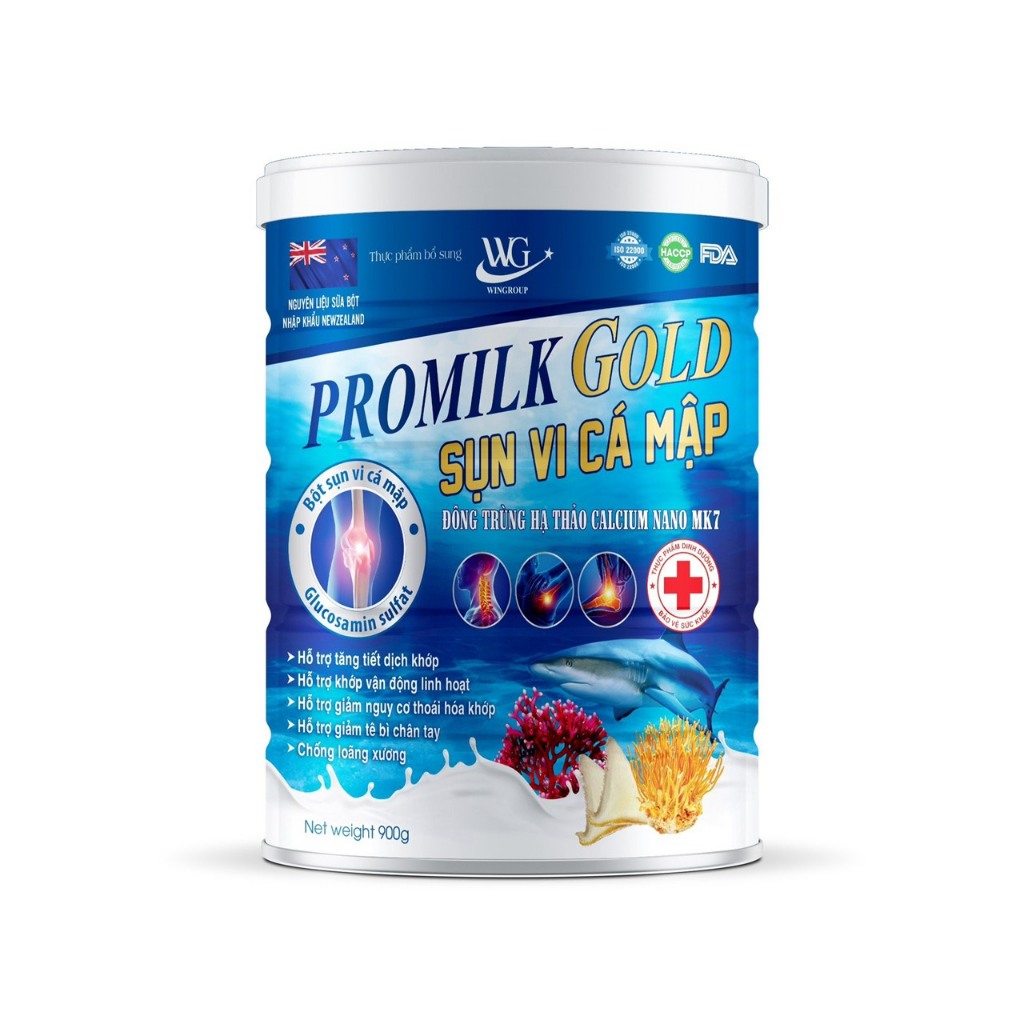 Sữa PROMILK GOLD SỤN VI CÁ MẬP bổ sung canxi ngừa loãng xương, phòng ngừa đau nhức xương khớp ...