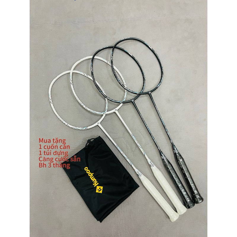 Vợt kumpoo k520pro chính hãng căng sẵn 11kg max 12,7kg mua kèm cuốn cán ...