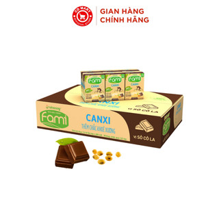 Thùng 36 hộp sữa đậu nành Fami Canxi (36 hộp x 200ml) | Shopee Việt Nam