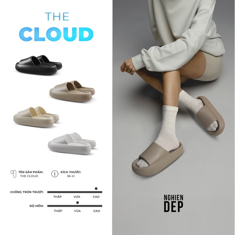 Dép đúc nguyên khối The Cloud | Shopee Việt Nam