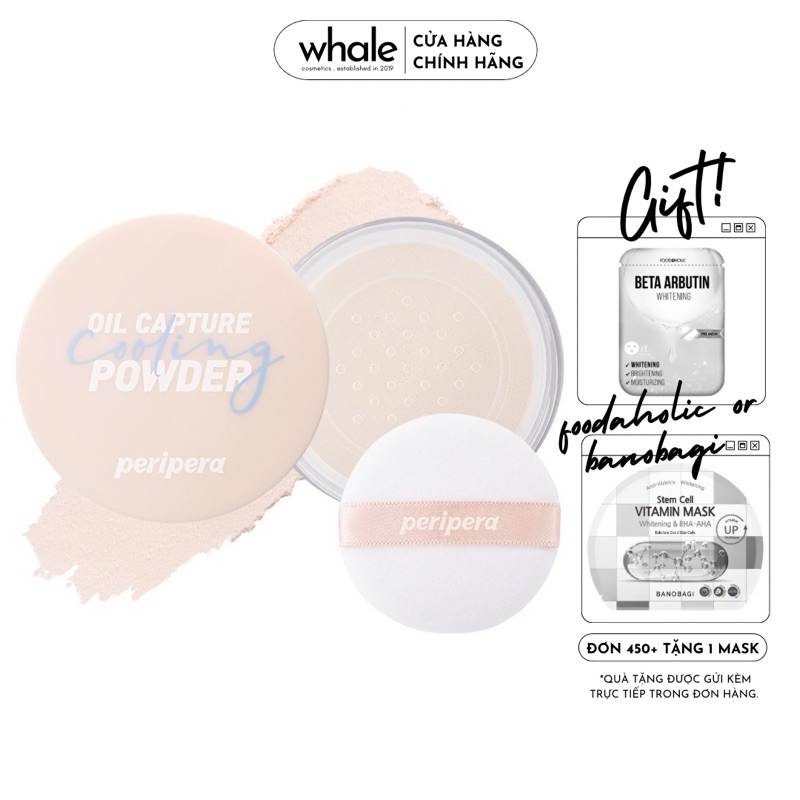 Phấn Phủ Peripera Oil Capture Cooling Powder 11G | Shopee Việt Nam