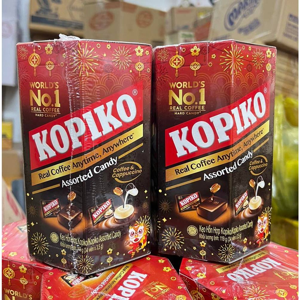 Kẹo cafe Kopiko Hộp 119g | Shopee Việt Nam
