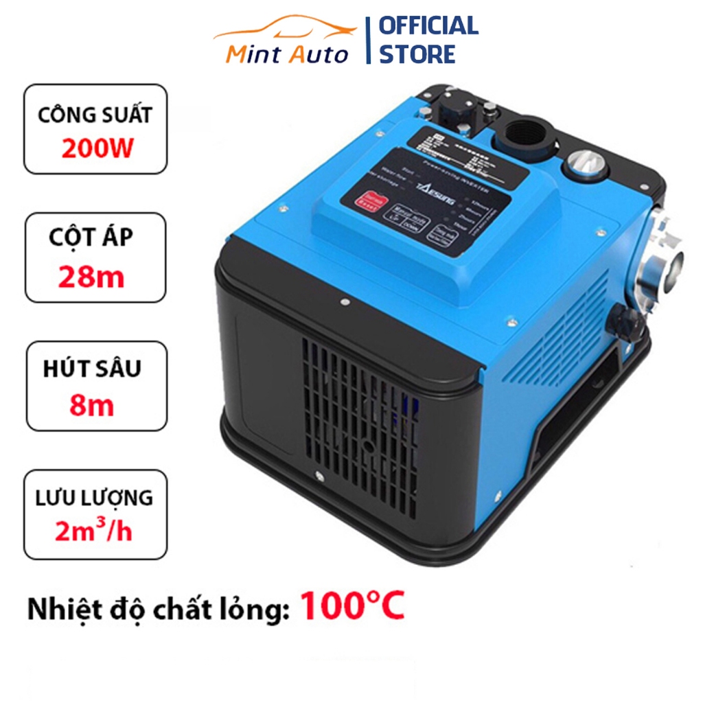Máy bơm nước tăng áp thông minh TAESUNG TS 200A (200W), siêu êm không ồn, tuổi thọ cao - Chính ...