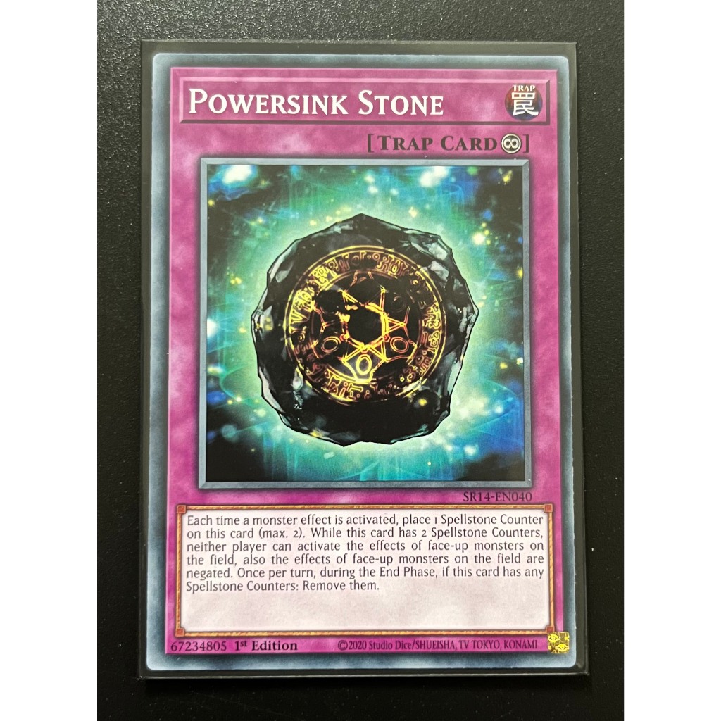 [Thẻ bài Yugioh] - [TCG-UK] - [SR14-EN040] Powersink Stone - Common ...