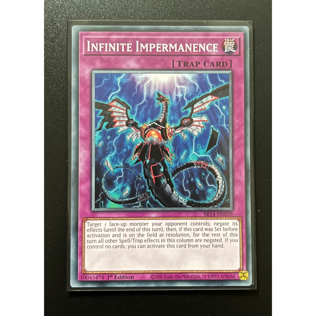 [Thẻ bài Yugioh] - [TCG-UK] - [SR14-EN039] Infinite Impermanence ...