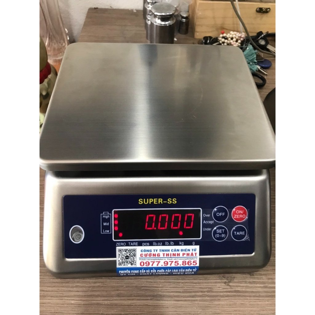 Cân điện tử SUPER chống nước 3kg 6kg 10kg 15kg 30kg (Bảo hành 1 năm) | Shopee Việt Nam
