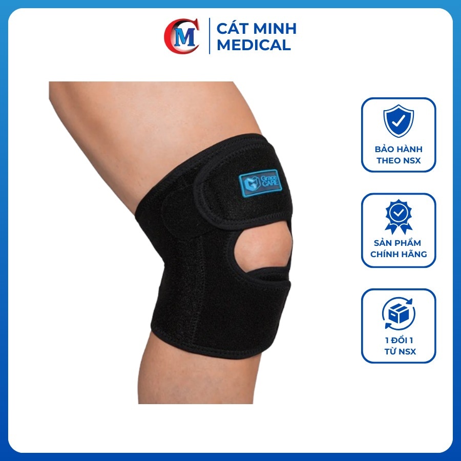Đai hỗ trợ bảo vệ đầu gối, thành phần từ sợi than tre cao cấp Grace ...