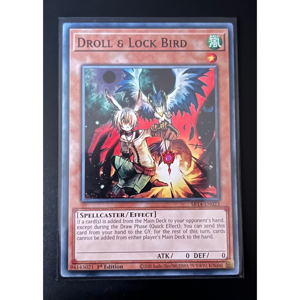 [Thẻ bài Yugioh] - [TCG-UK] - [SR14-EN023] Droll & Lock Bird - Common ...