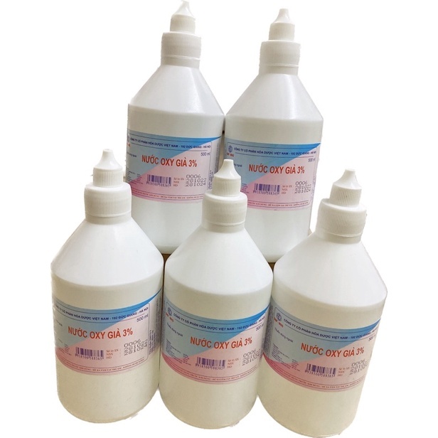 NƯỚC OXY GIÀ 3% Chai 500ml | Shopee Việt Nam