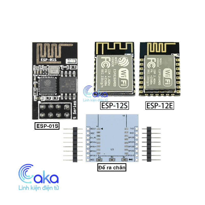 Mạch Thu Phát Wifi SoC ESP8266 ESP-12S ESP-12E MCU | Shopee Việt Nam