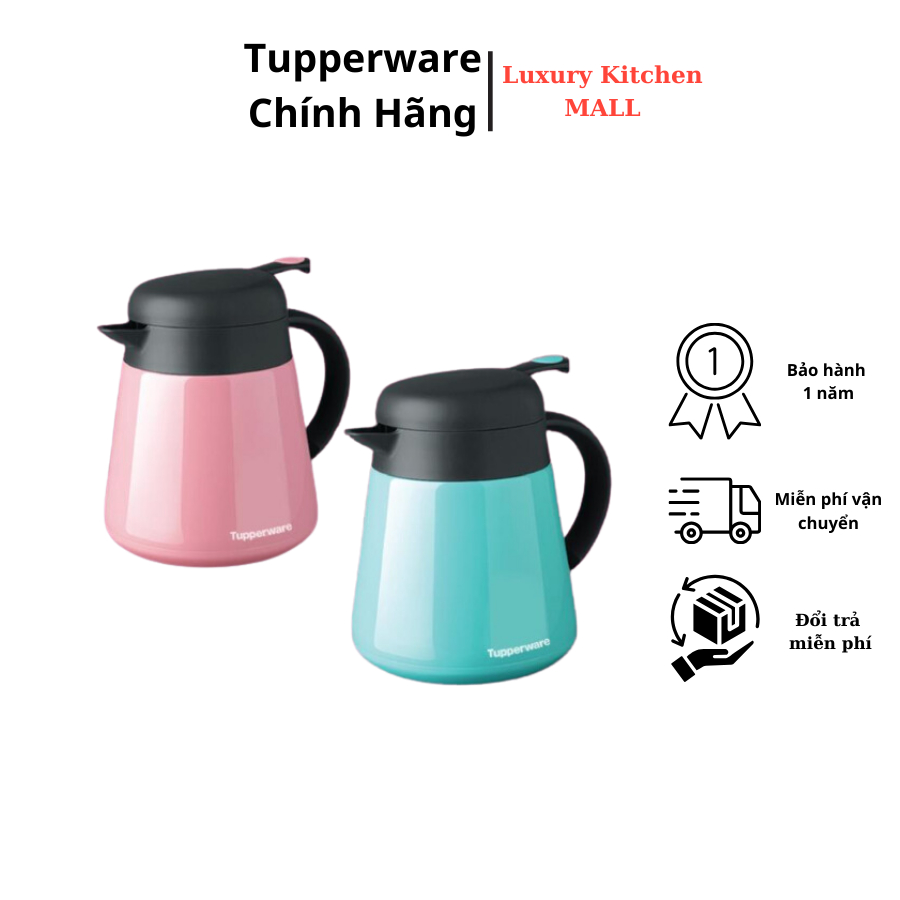 Bình giữ nhiệt Tupperware Thermal Pot 880ml- Ấm nước giữ nhiệt 6 giờ ...