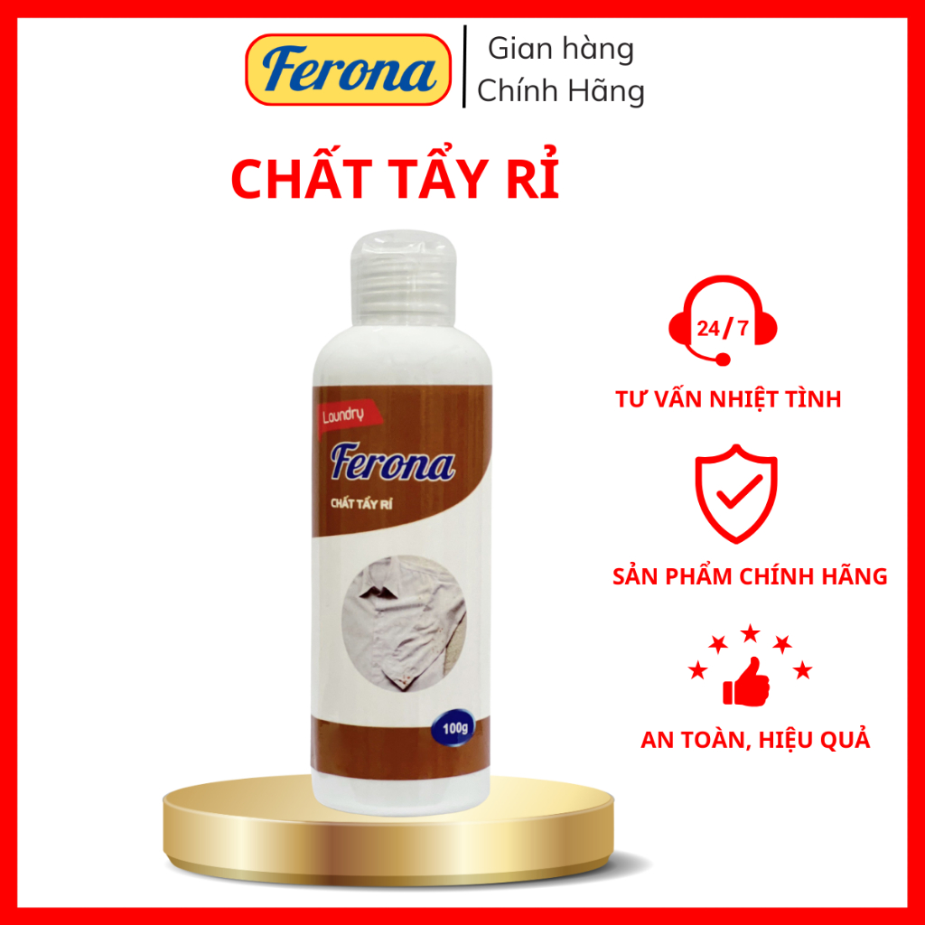 𝗖𝗵𝗮̂́𝘁 𝘁𝗮̂̉𝘆 𝗿𝗶̉ Ferona | Shopee Việt Nam