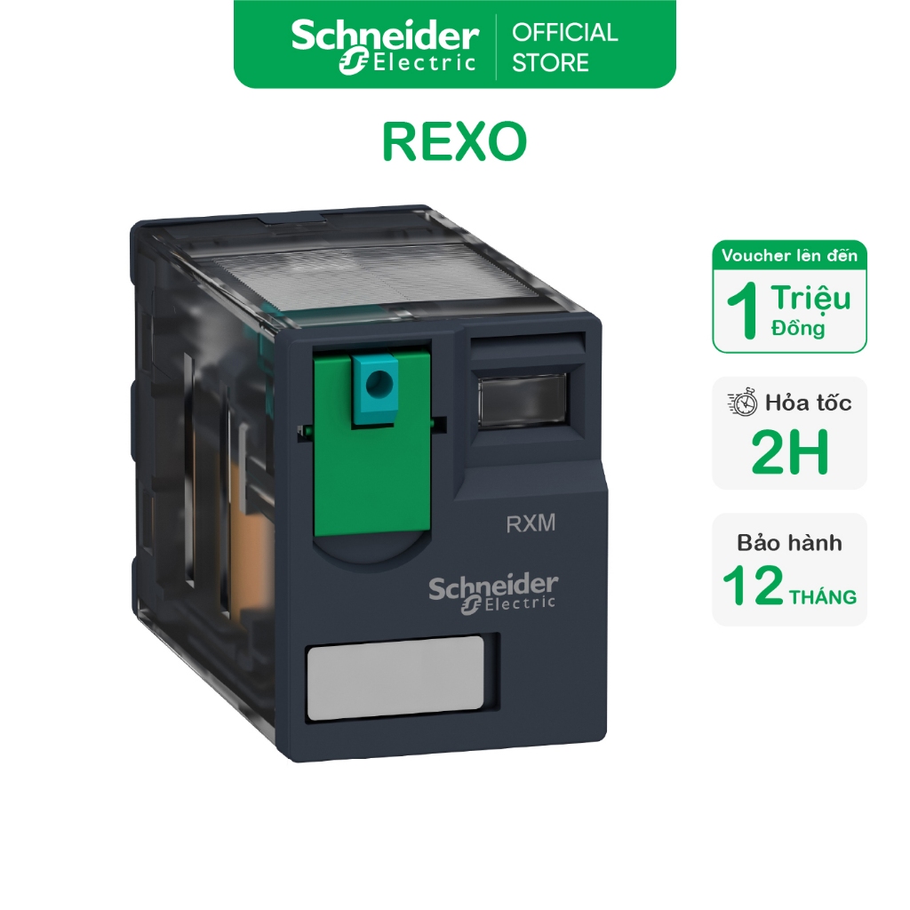 Relay trung gian - 2 Poles (8 chân) - 24VDC - Schneider Electric ...