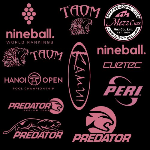 Sticker HỒNG logo các thương hiệu Bida -Hình dán trực tiếp - 95s.mart ...