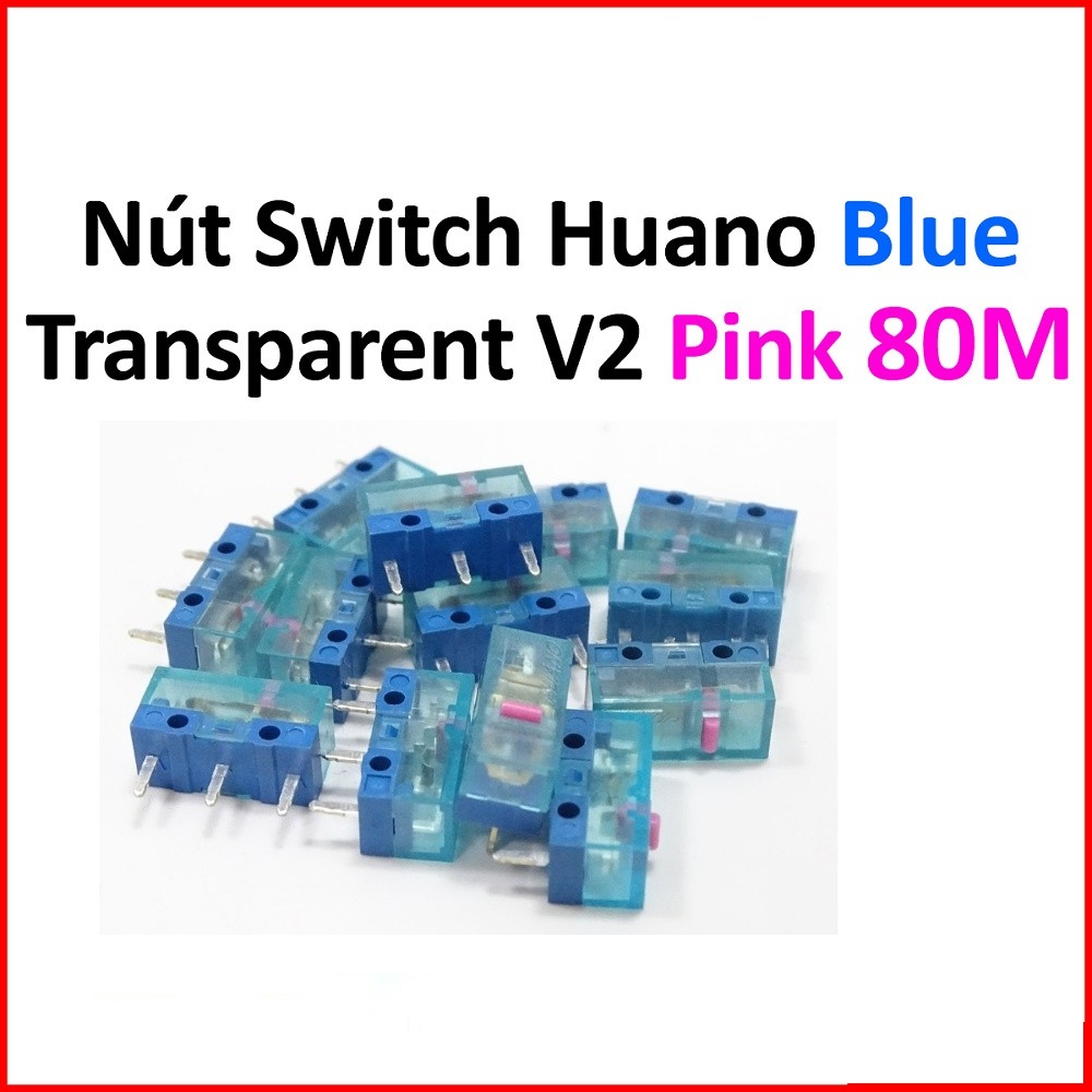 Huano Transparent Blue shell pink dot 80 triệu lần nhấn | Shopee Việt Nam