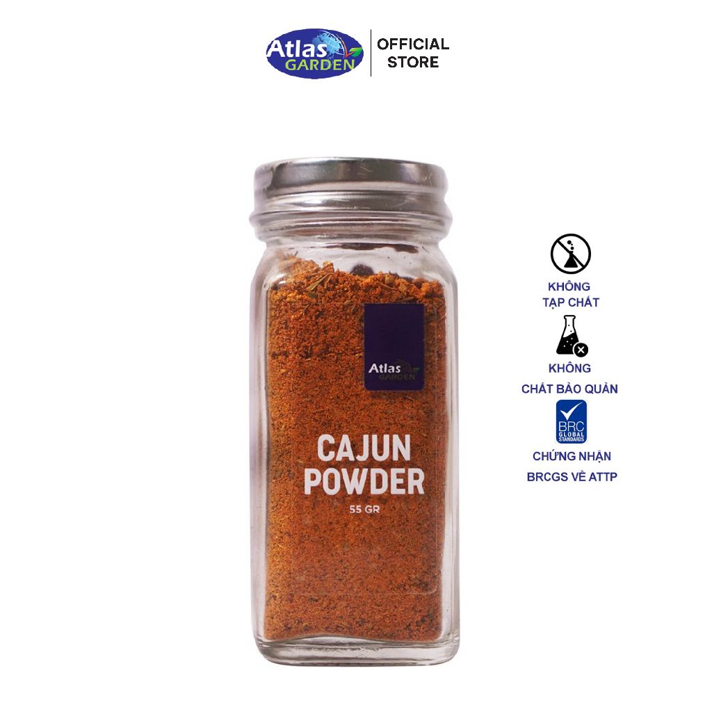 Cajun Powder - Bột Gia Vị Cajun Nhập Khẩu Đức - Atlas Garden 55g ...