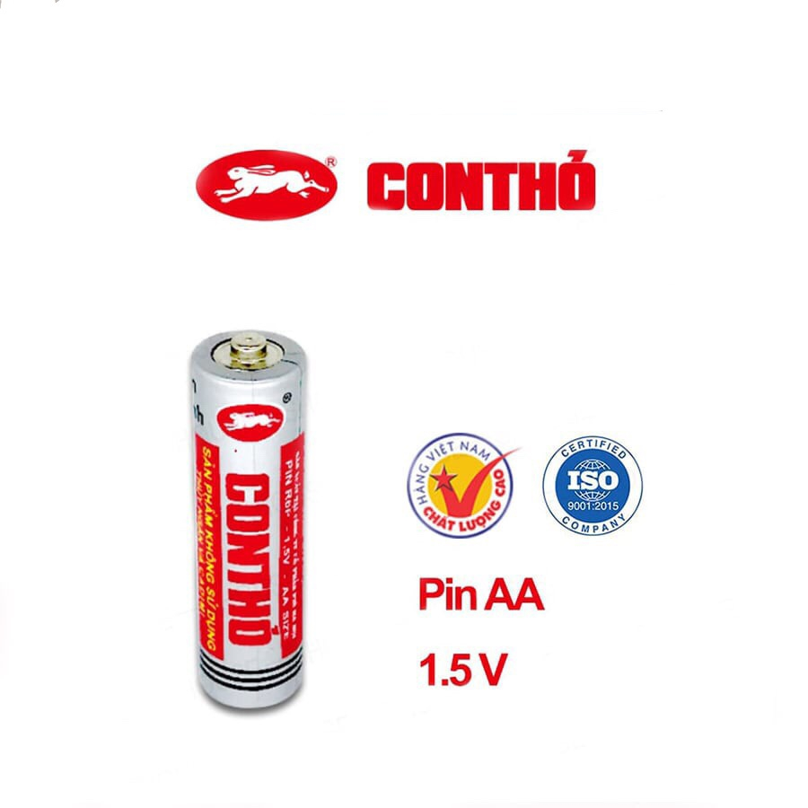 Pin con thỏ AA 1,5V R6P, pin lắp đồng hồ điều khiển | Shopee Việt Nam