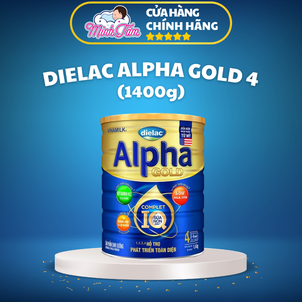 Sữa bột Dielac Alpha Gold 4 (1400g) | Shopee Việt Nam