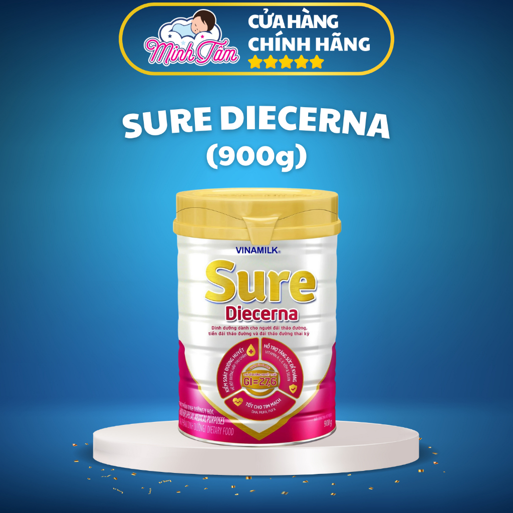 Sữa bột Vinamilk Sure Diecerna mẫu mới (900g) | Shopee Việt Nam