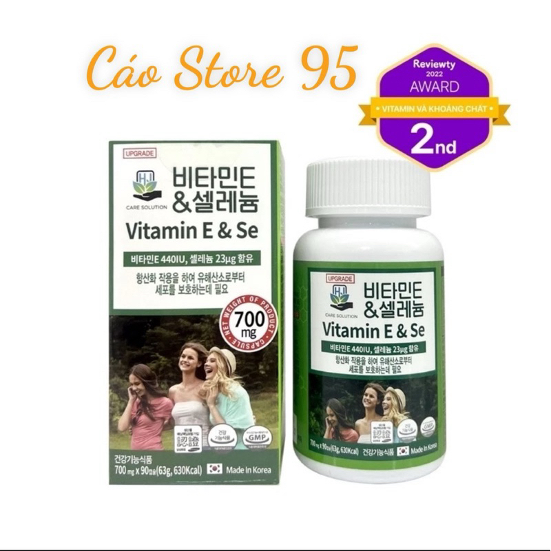 Vitamin E & Selenium 700mg | Shopee Việt Nam