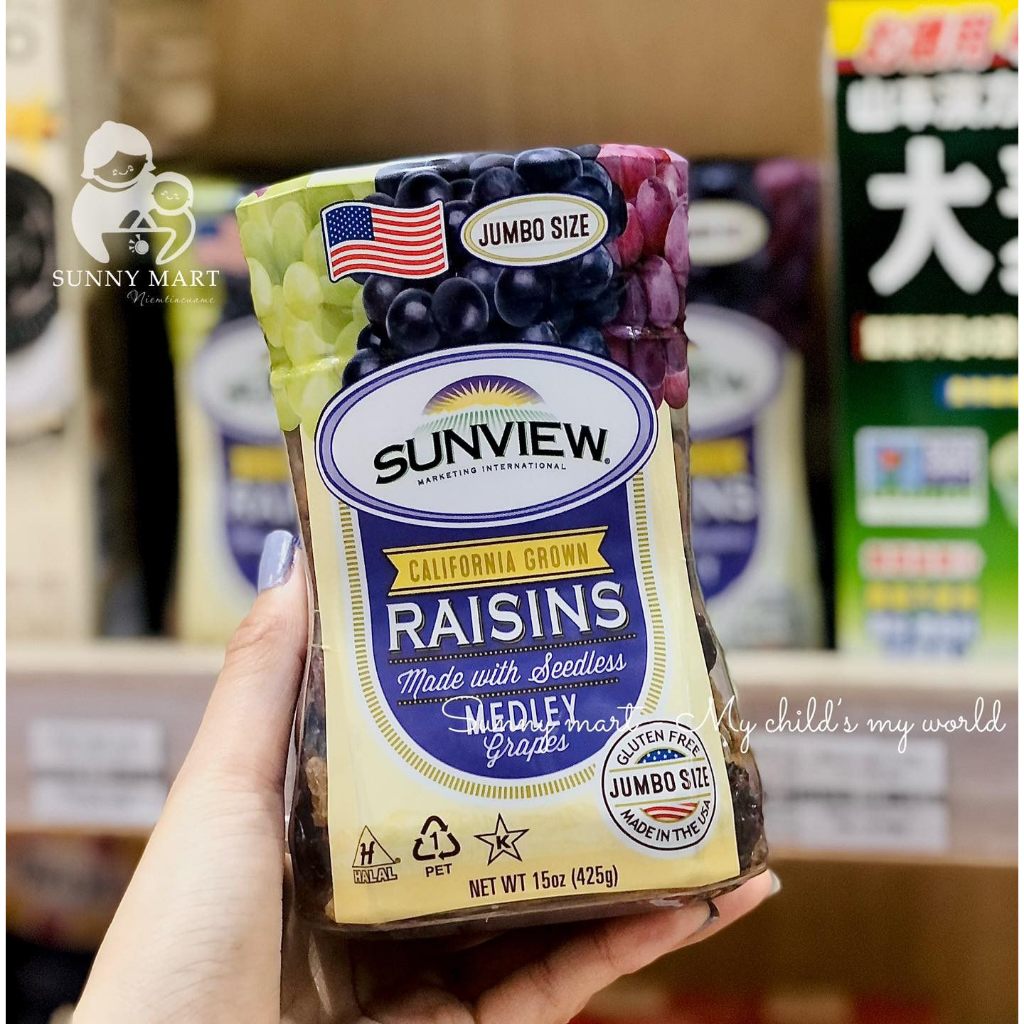 Nho Khô Hỗn Hợp Sunview Raisins Hộp 425g | Shopee Việt Nam