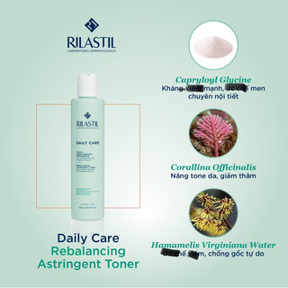 Nước Hoa Hồng RILASTIL Dịu Nhẹ Cho Da Dầu DAILY CARE REBALANCING ...
