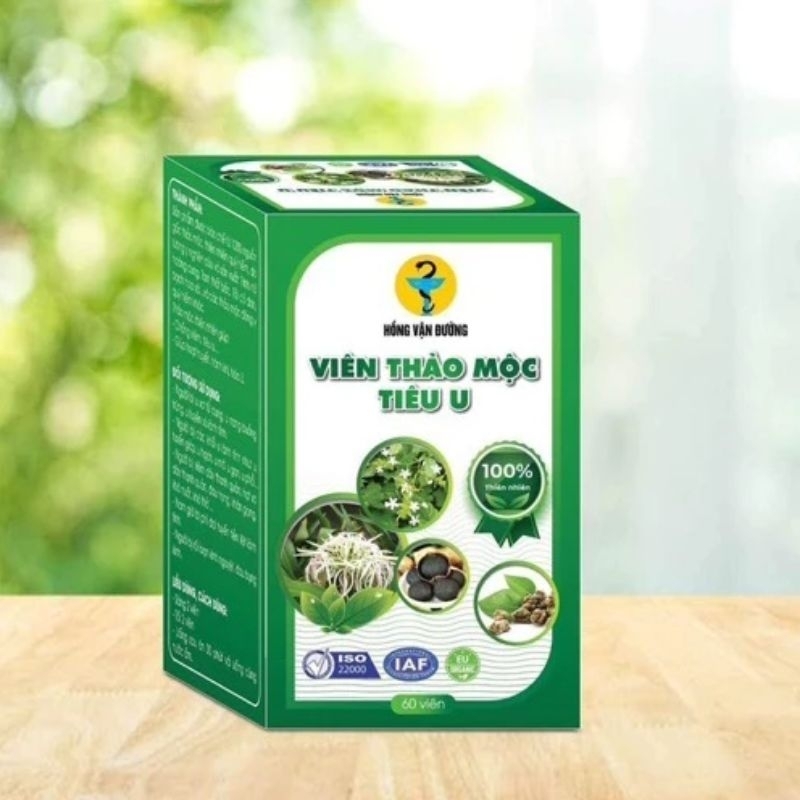 [Chính hãng] Viên thảo mộc TIÊU U HỒNG VẬN ĐƯỜNG hộp 60 viên | Shopee Việt Nam