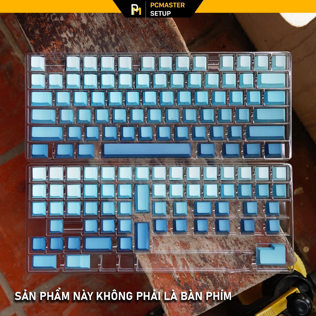 Keycap pbt xuyên led Yeti họa tiết in dyesub xuyên led side print ...