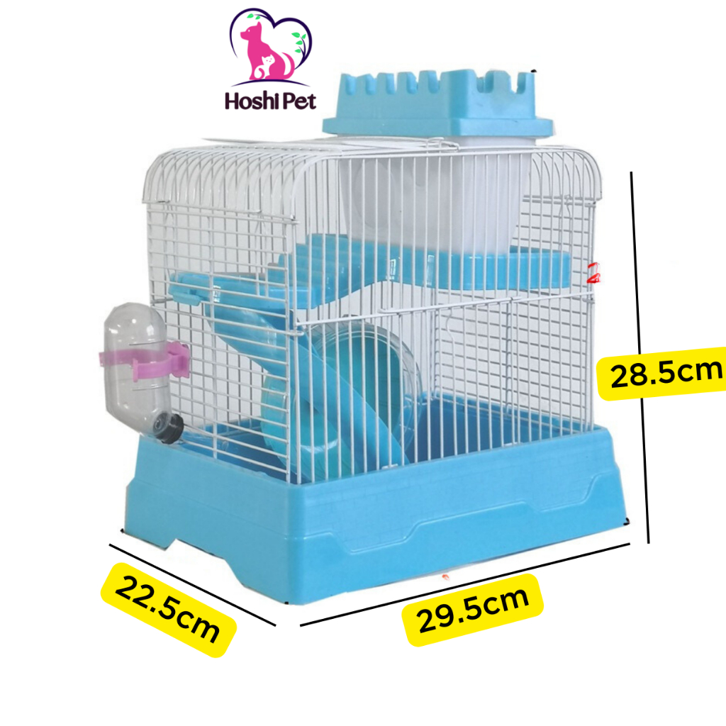 Lồng chuồng nuôi hamster đầy đủ phụ kiện Hoshi Pet LH11 | Shopee Việt Nam