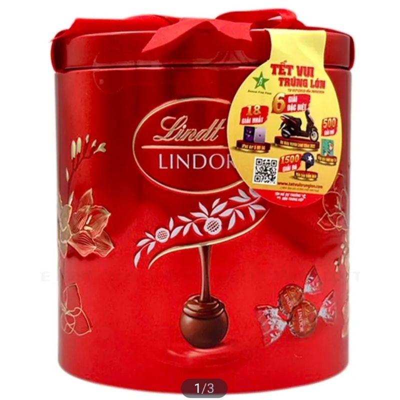 Socola Lindt Lindor Milk Hộp Thiếc 144G | Shopee Việt Nam
