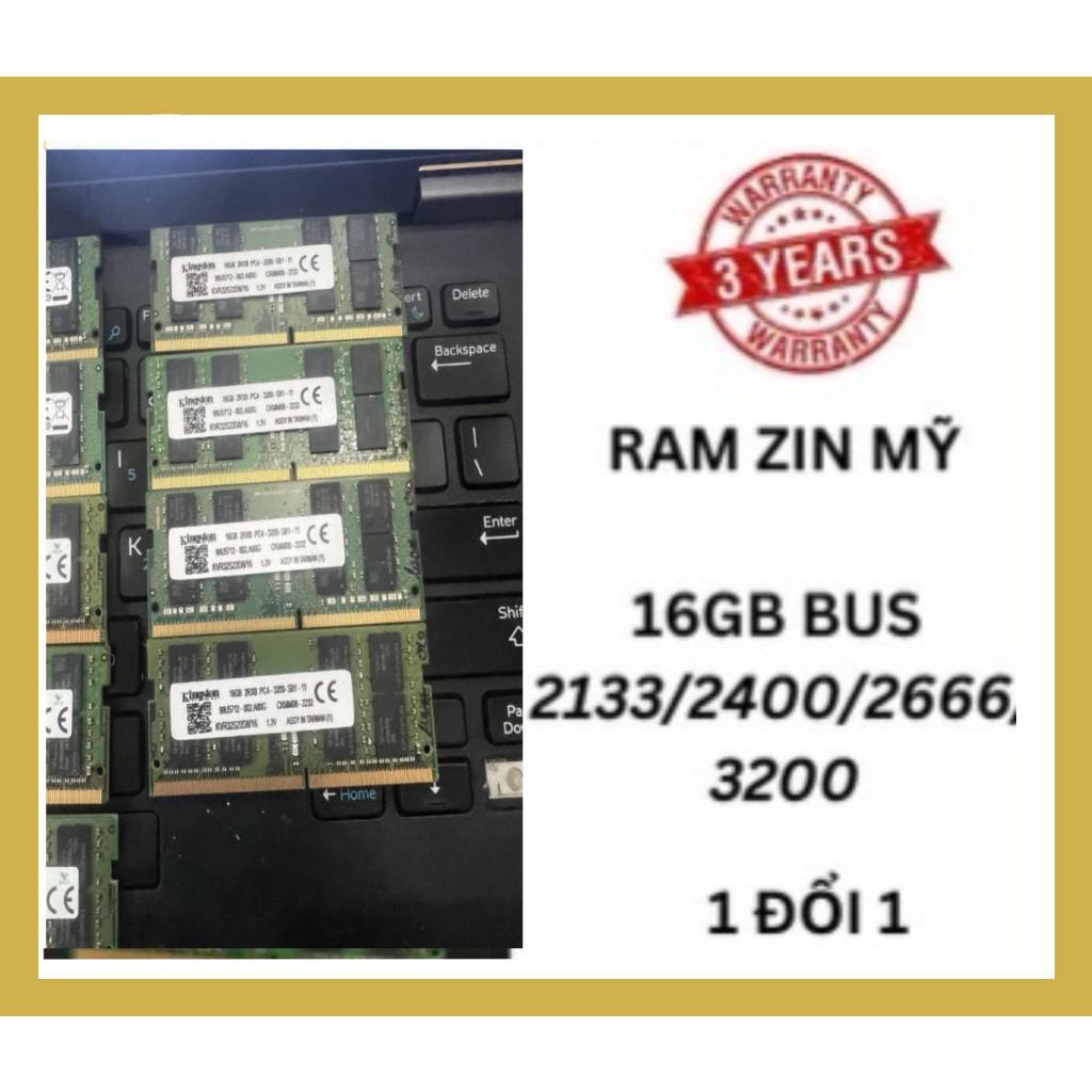 Ram DDR4 Laptop 16gb bus 2400/2666/3200 , ram zin máy đồng bộ siêu bên ...