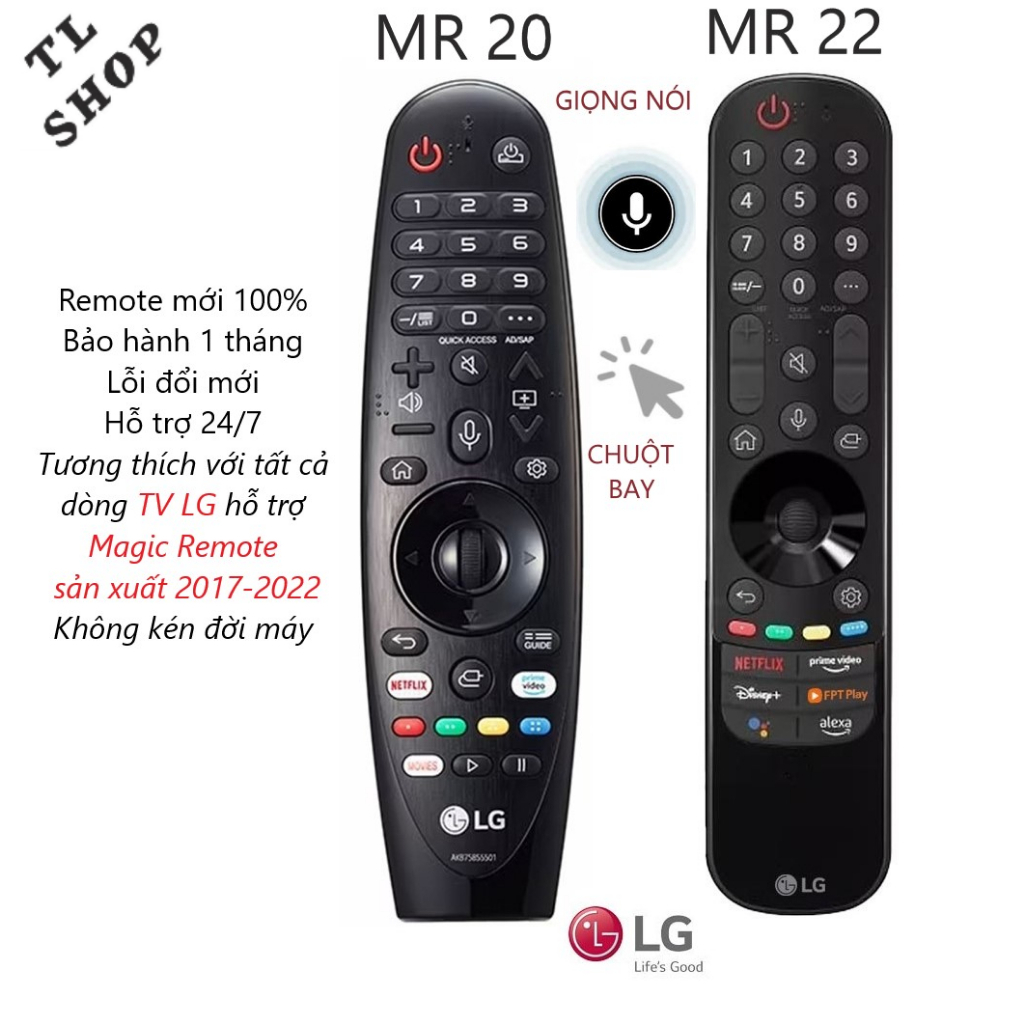 Remote Tivi LG Giọng Nói MR20-MR22 Chất Lương Cao.Điều khiển LG giọng nói chuột bay | Shopee ...