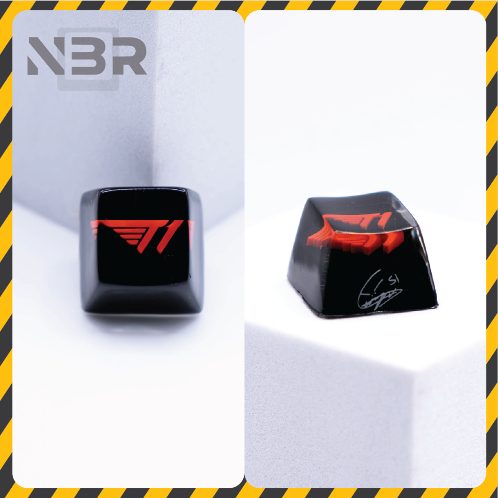 Keycap Logo T1 LOL Kèm chữ Ký Faker trang trí bàn phím cơ | Shopee Việt Nam