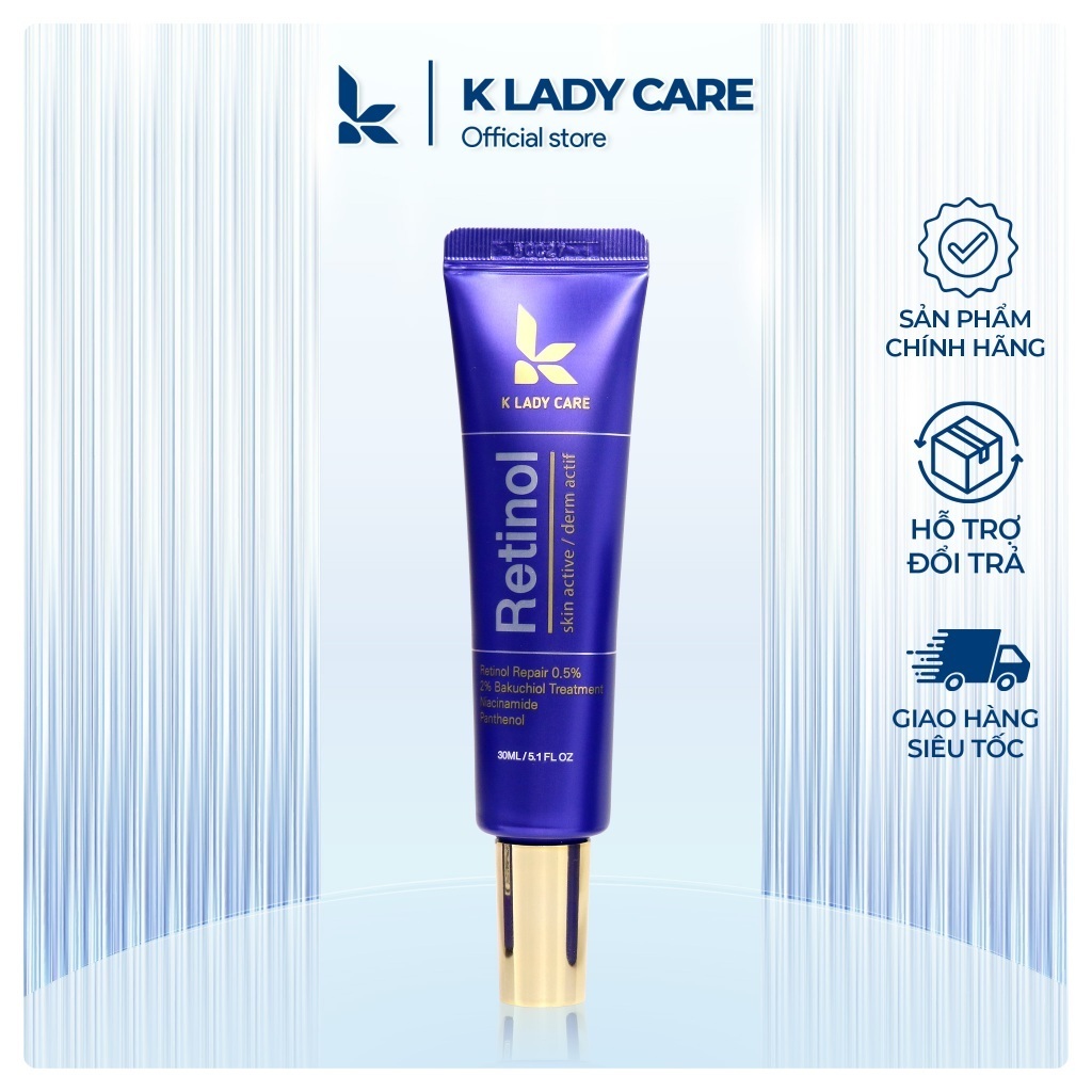 Kem Dưỡng K Lady Care Premium Retinol 0.5% Elastin Cream Làm Trắng Căng Bóng Chống Lão Hóa Loại ...