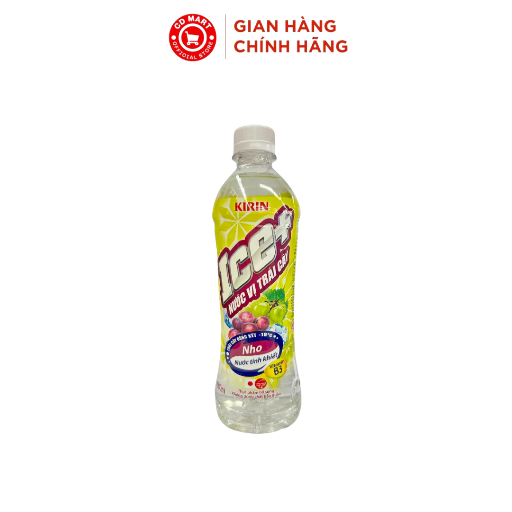 Nước Trái Cây ICE+ Vị Nho Chai 490ml | Shopee Việt Nam
