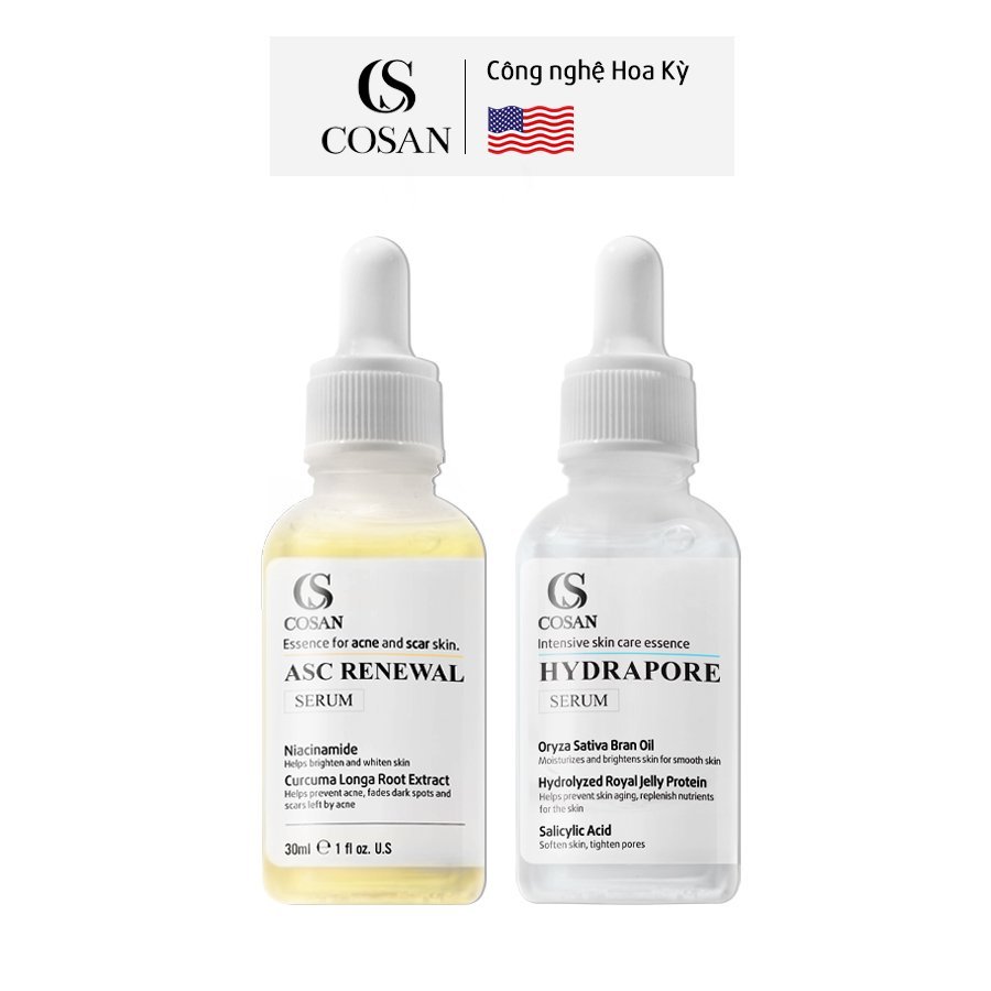Combo 2 Serum xóa mụn, mờ sẹo, phục hồi da Cosan - Bao gồm Serum Mụn ...