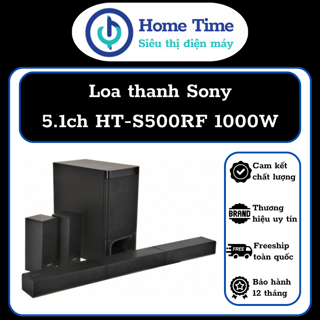 Loa thanh Home Cinema 5.1ch Sony HT-S500RF - Công suất 1000W - Hàng mới ...