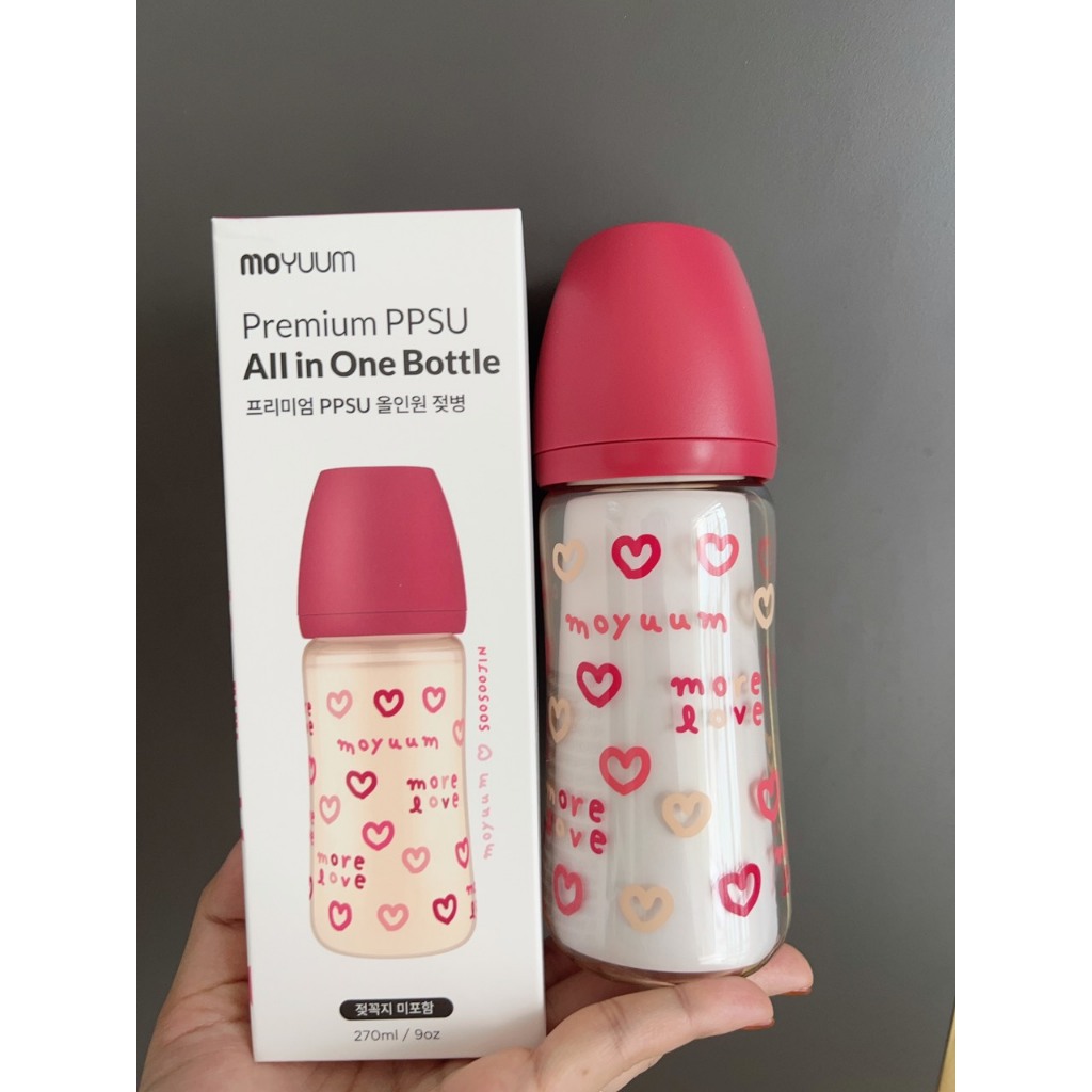 Bình Sữa Moyuum Trơn (Vàng gold) chính hãng Hàn Quốc size 170ml / 270ml | Shopee Việt Nam