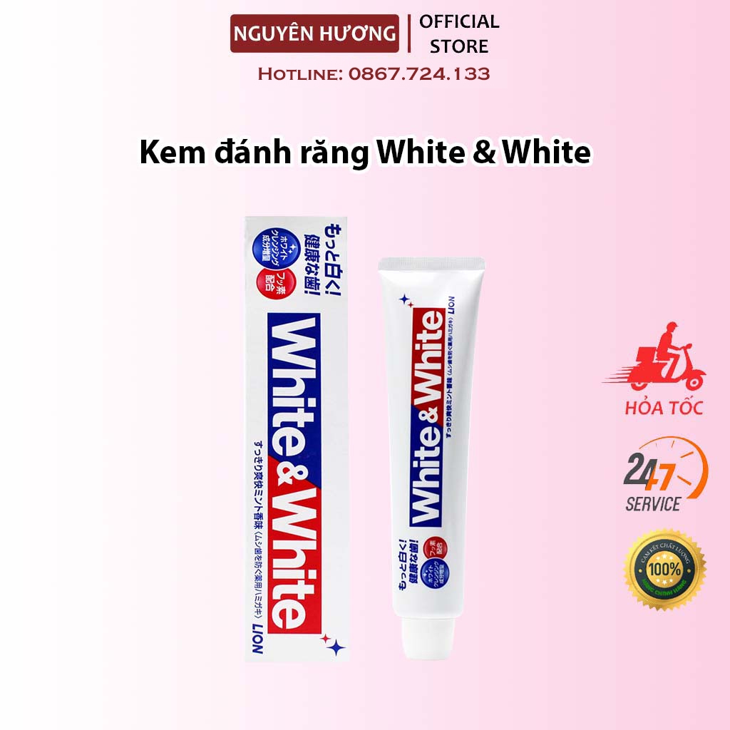 Kem đánh răng White & White 150g Nhật Bản | Shopee Việt Nam